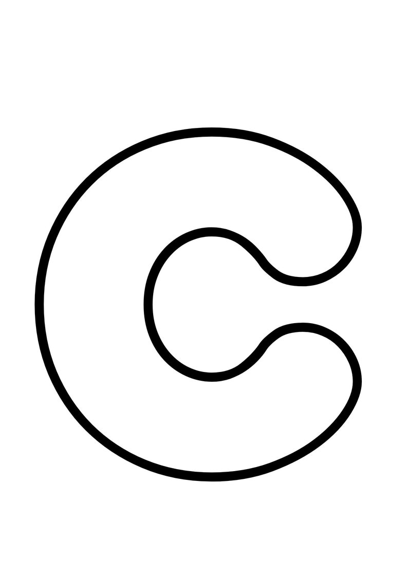 Large Alphabet Bubble Letters for Classroom Big Letters Templates ...