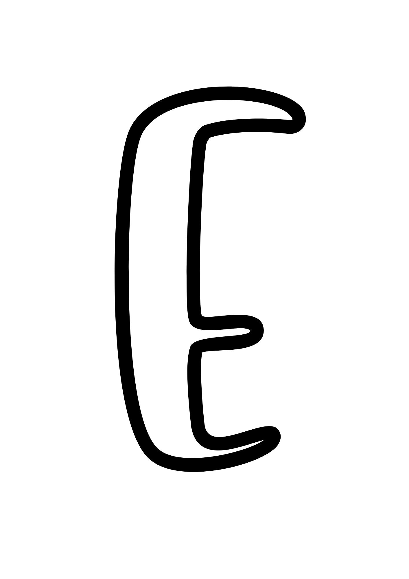 Large Alphabet Bubble Letters for Classroom Big Letters Templates ...