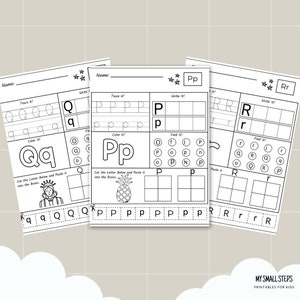 Printable ABC Worksheets, Alphabet Activity Pages, Preschool Letter of ...