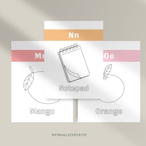 Alphabet Coloring Pages, Editable ABC Coloring Book, Kindergarten ...