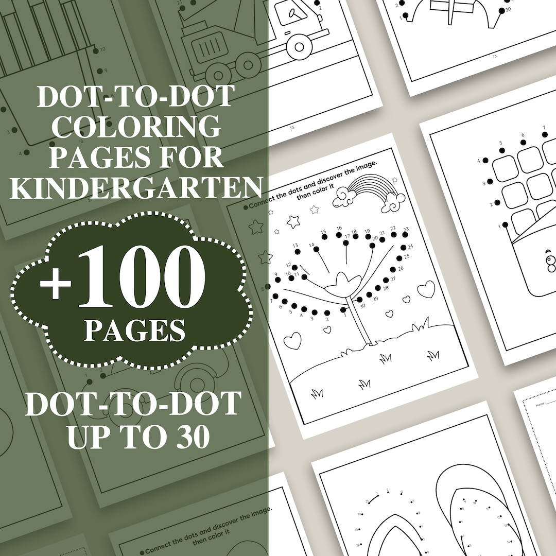 Dot to Dot Printable, Connect the Dots 1-30, Cute Coloring Pages ...