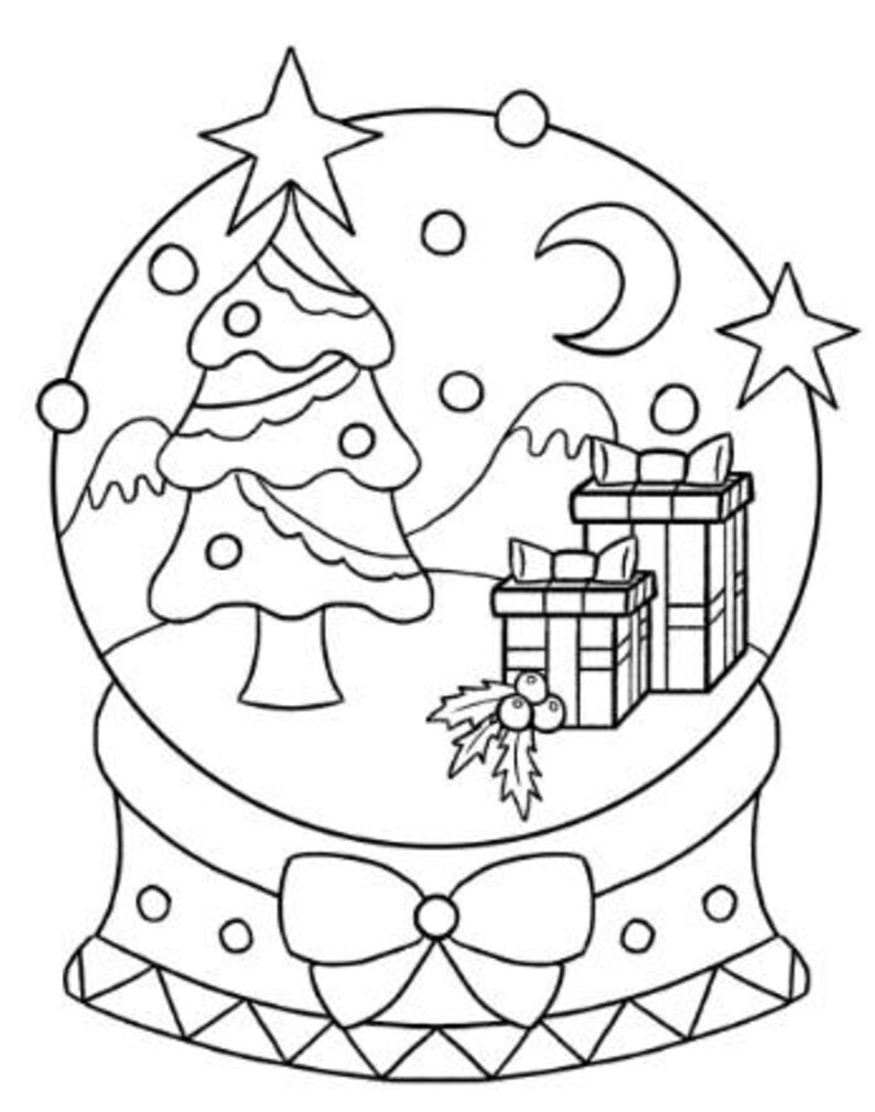 30 Kid's Christmas Coloring Pages - Instant Download - Etsy