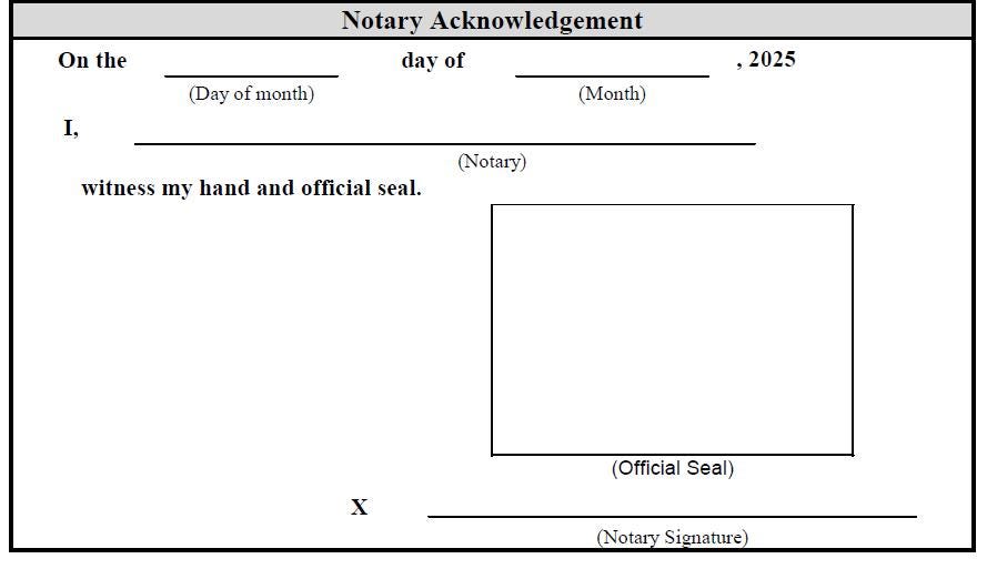 Notarized Bill of Sale Template - Etsy