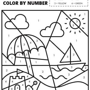 10+ Kid's Summer Activity Pages - Etsy