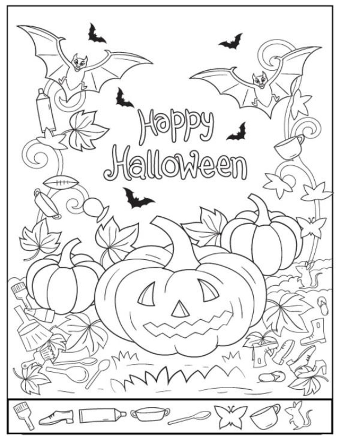 20 Kid's Halloween Activity Pages - Etsy