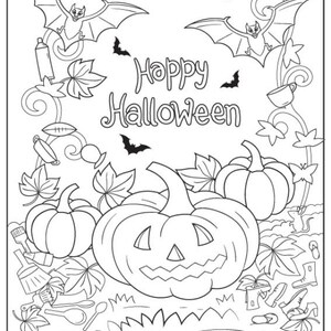 20 Kid's Halloween Activity Pages - Etsy