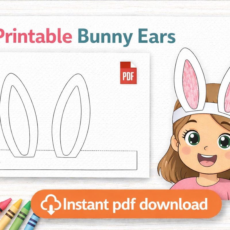 Wood Bunny Ear Cutouts - Etsy