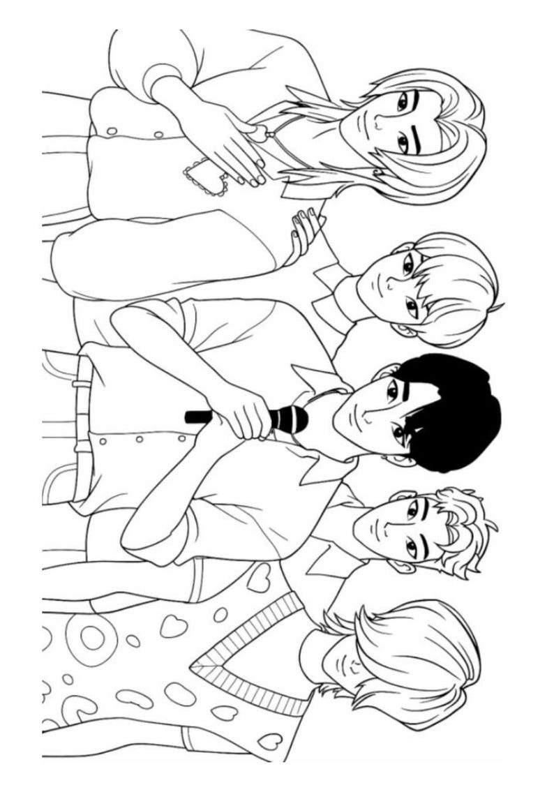 K-Pop Demon Hunters Coloring Pages - Printable Fun for K-Pop Fans! 15 ...