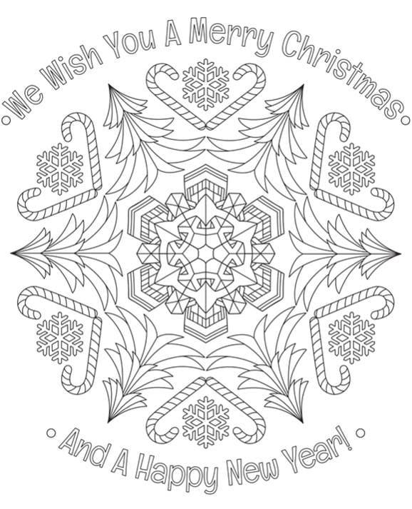 25 Christmas Coloring Pages - Slightly Advanced - Etsy
