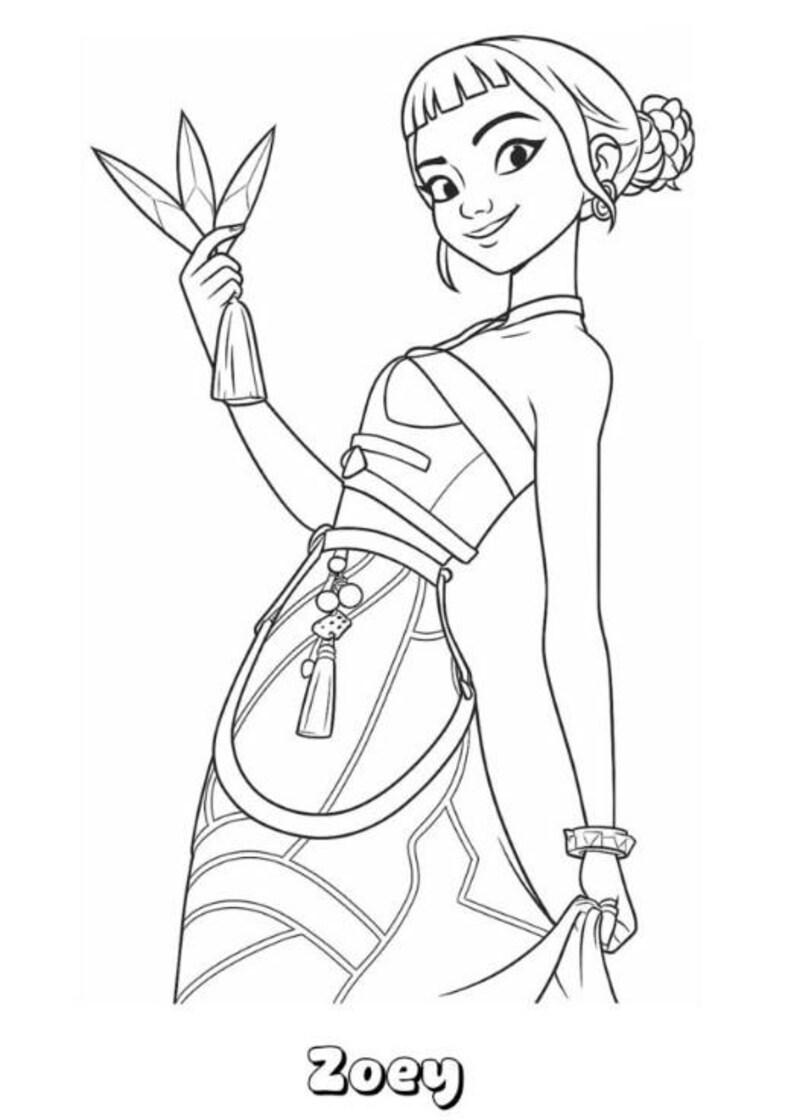 KPOP Demon Hunters Coloring Pages - Instant Download - Etsy