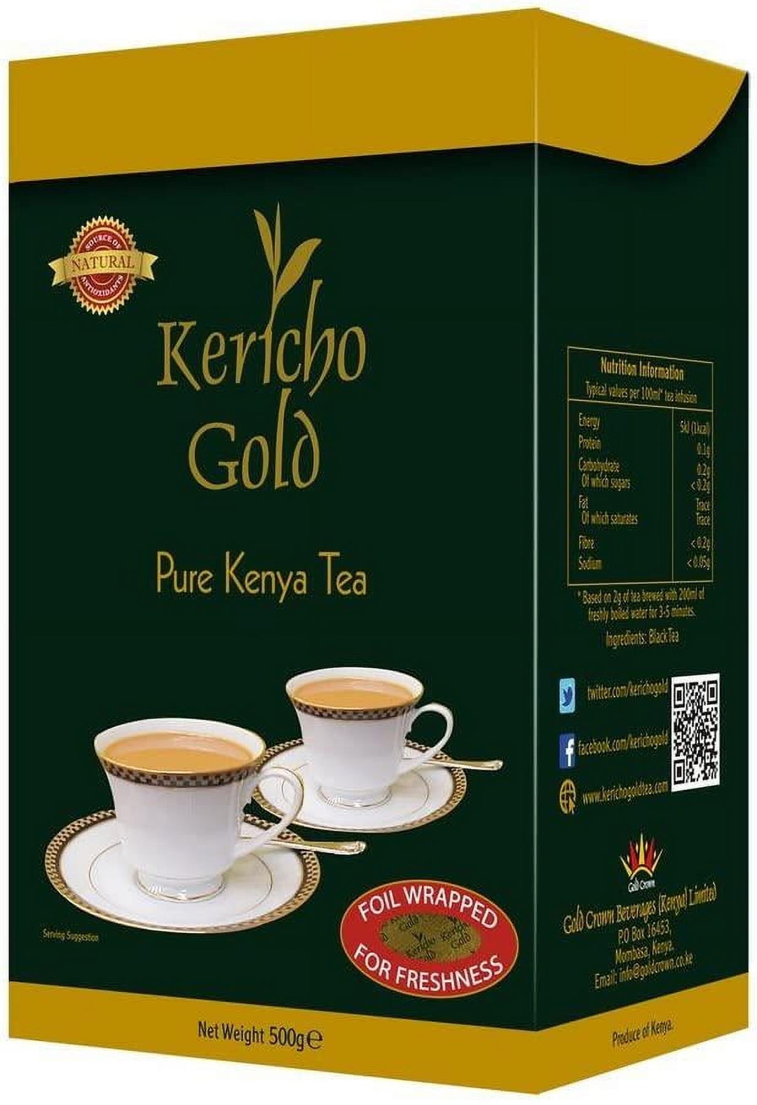 Loose Tea Leaf Black Kericho Gold blend of Kenya's Finest Tea Quality ...