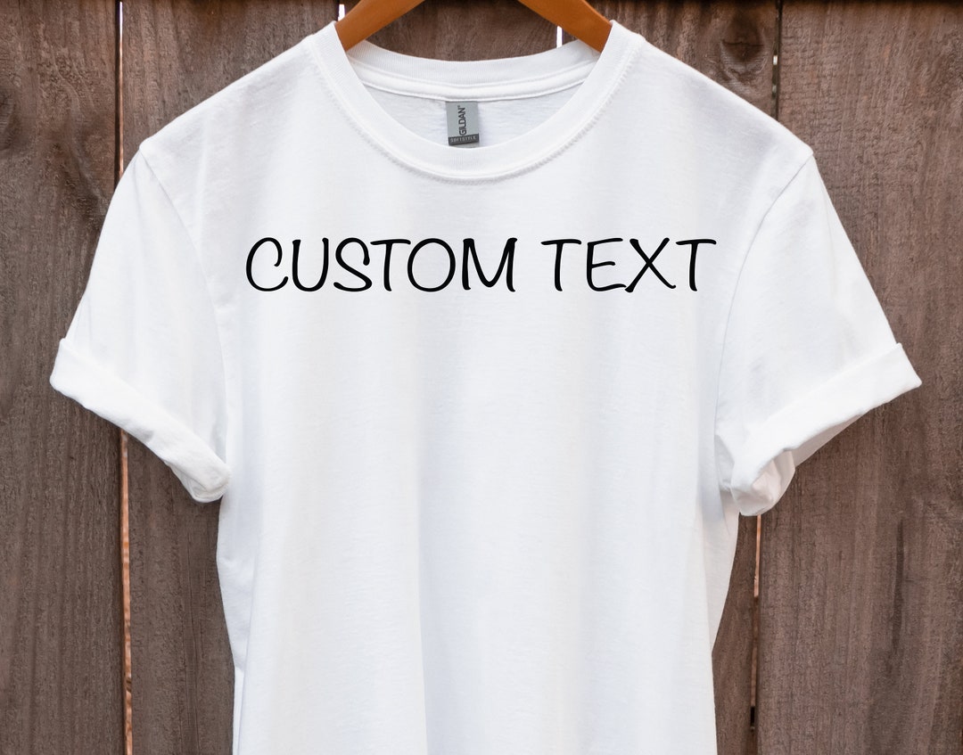 Custom T-shirt Custom Design Personalized T-shirt Men&women Customized ...
