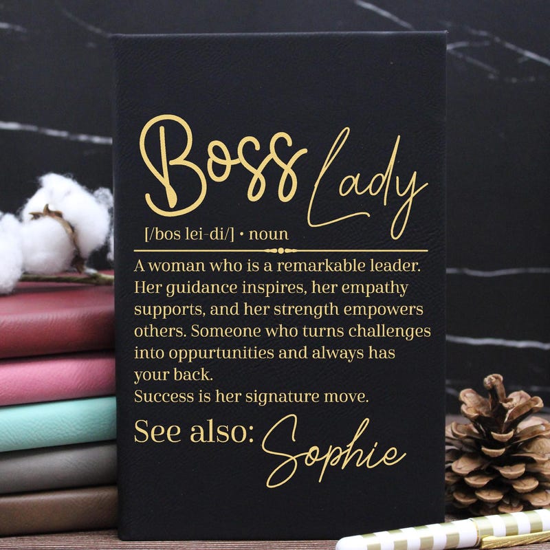 Boss Christmas Notebook - Etsy