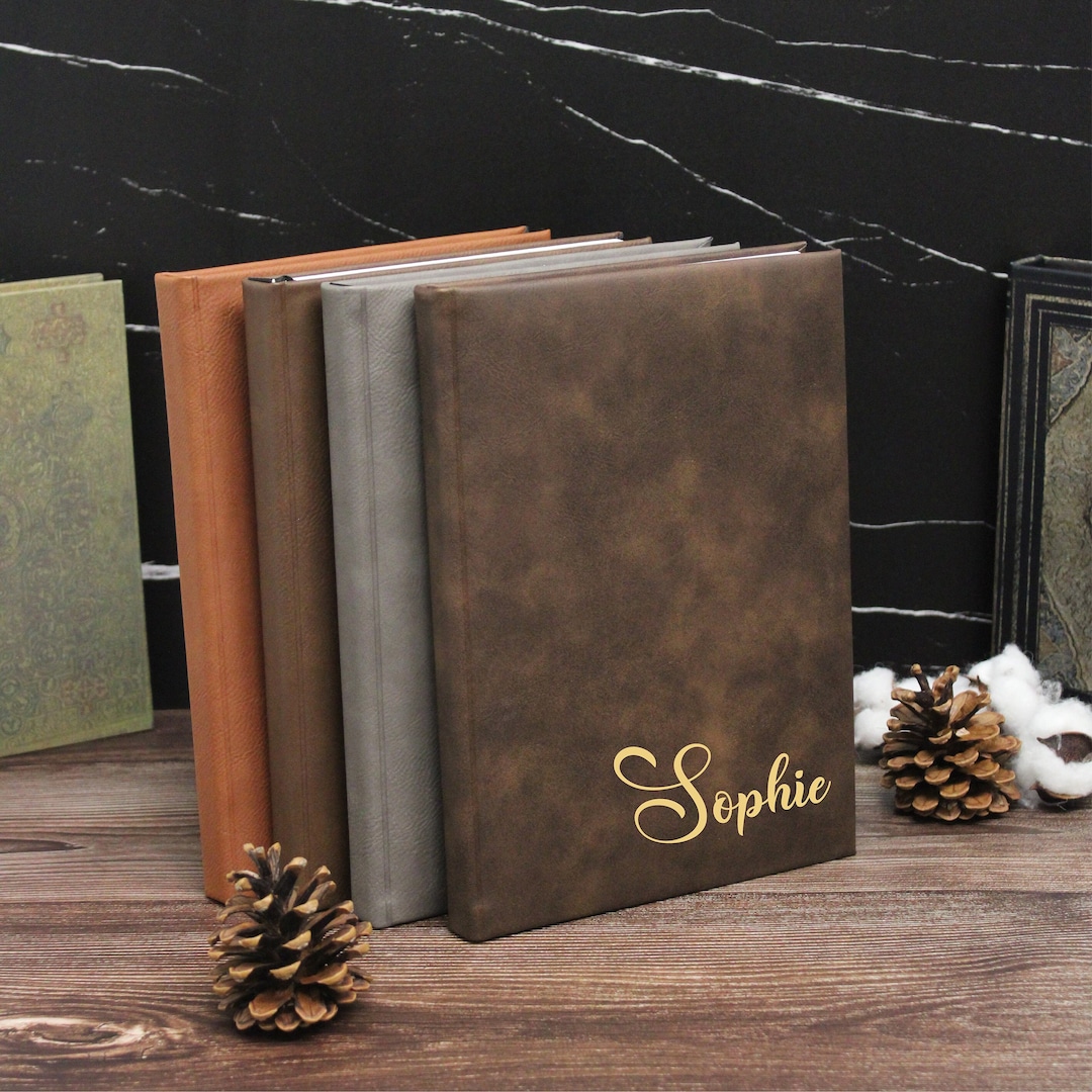 Personalized Leather Journal, Journal With Name, Custom Notebook ...