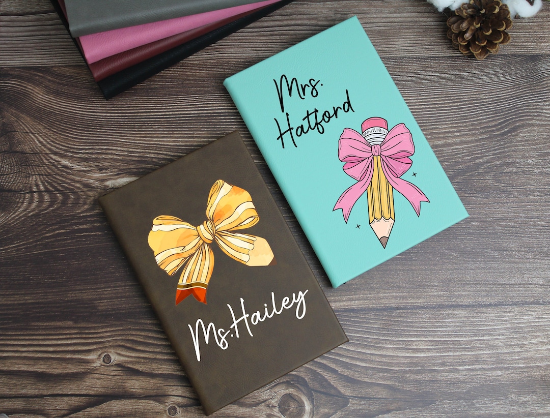 Teacher Journal, Custom Teacher Appreciation Gift, Keepsake Journal ...