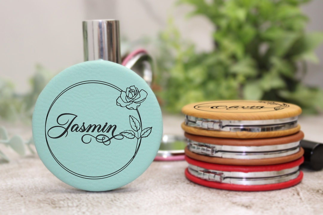 Birth Flower Compact Mirror,personalized Compact Mirror,birth Month ...