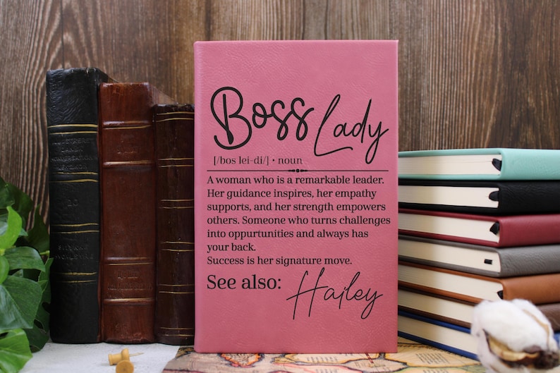 Personalized Boss Lady Journal, Boss Lady Definition Notebook, Girl ...