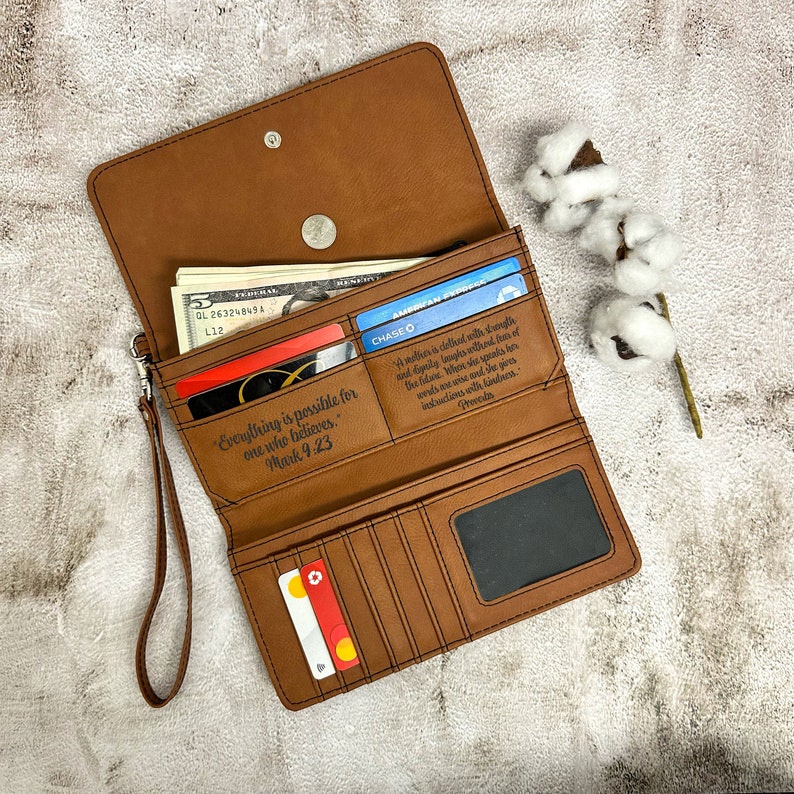 Personalized Women Wallet,vegan Leather Wallet for Women,engraved Women ...