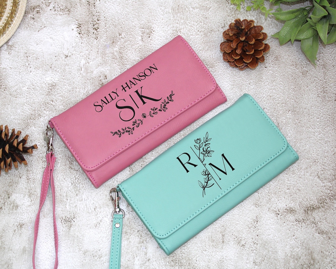 Customized Women Wallet,personalized Women Purse,vegan Leather Wallet ...