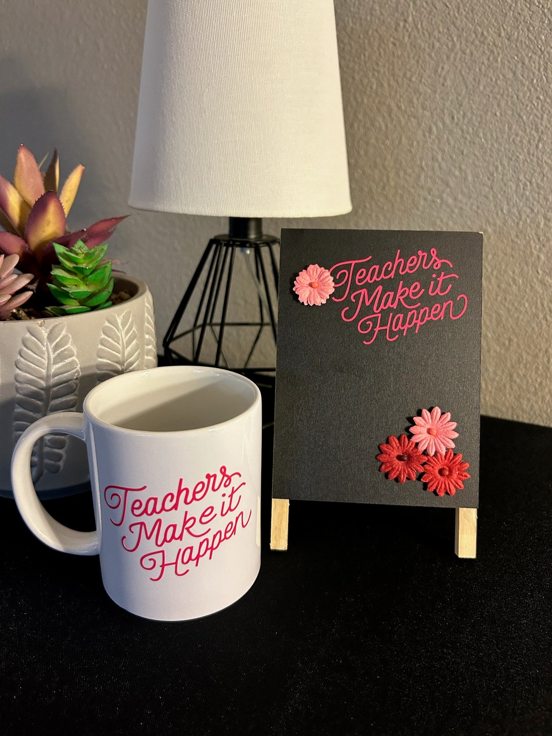 Teacher Appreciation Mug and Easel Set - Etsy