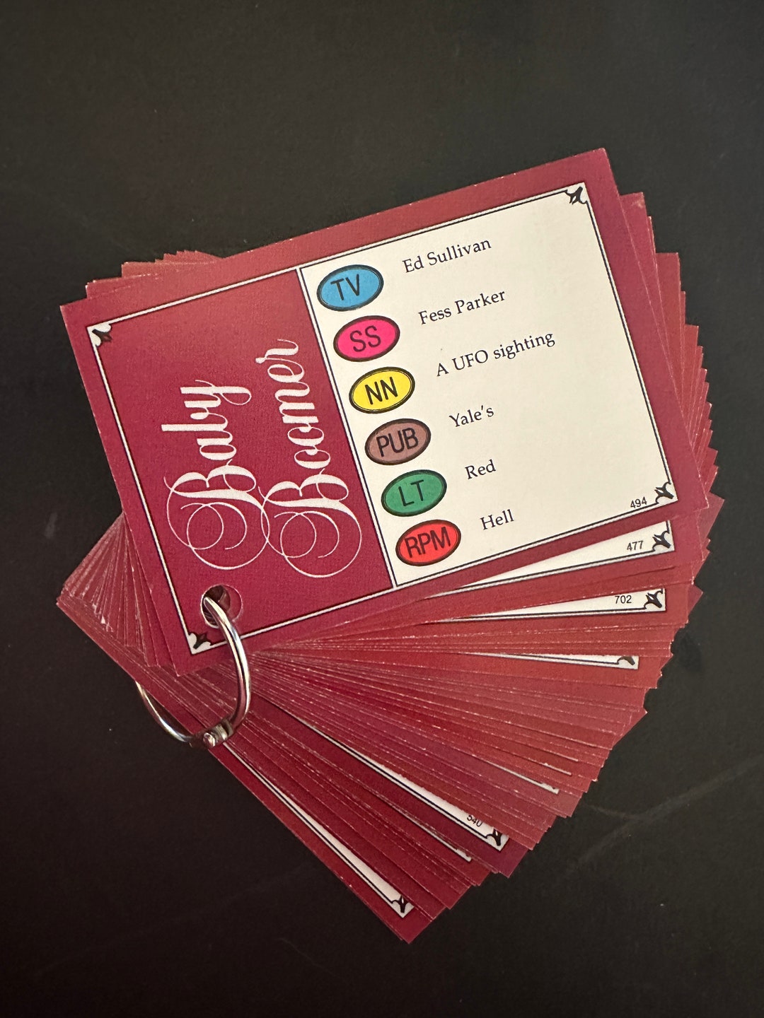 Travel Trivia, Fact Cards, Baby Boomer Edition, Portable Trivia - Etsy