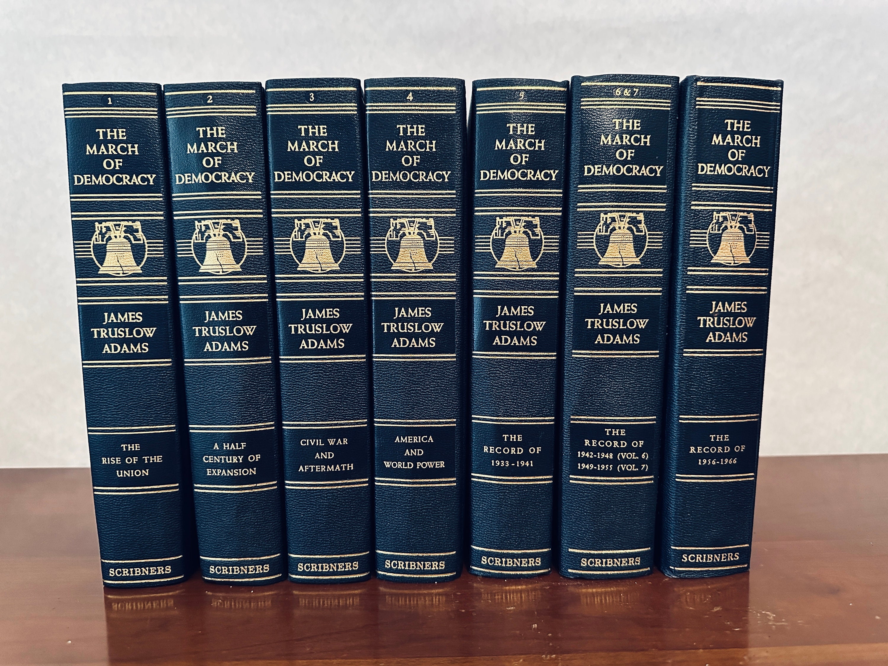 The March of Democracy by James Truslow Adams | Complete Set, Volumes 1 ...