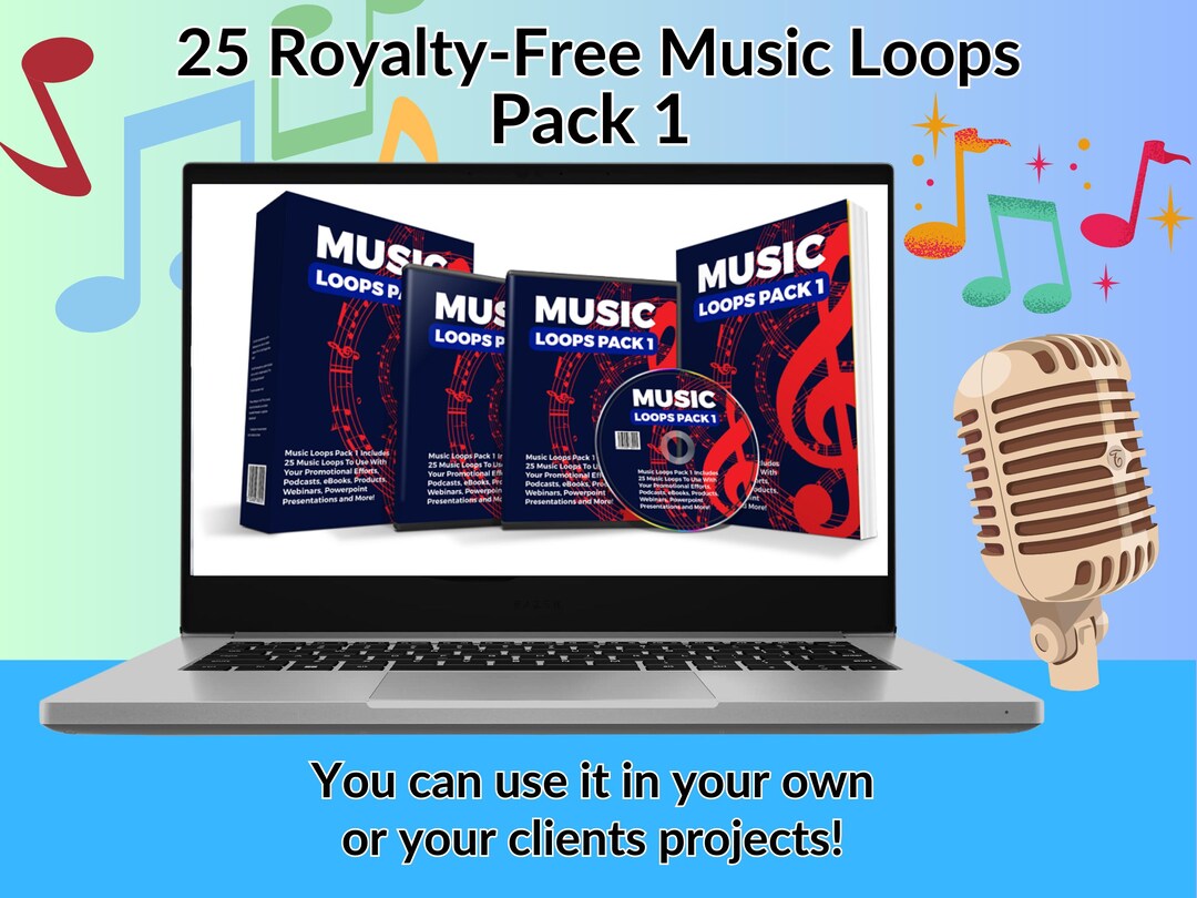 25 Royalty-free Music Loops Pack 1 | MP3 Audio Loops for Videos ...
