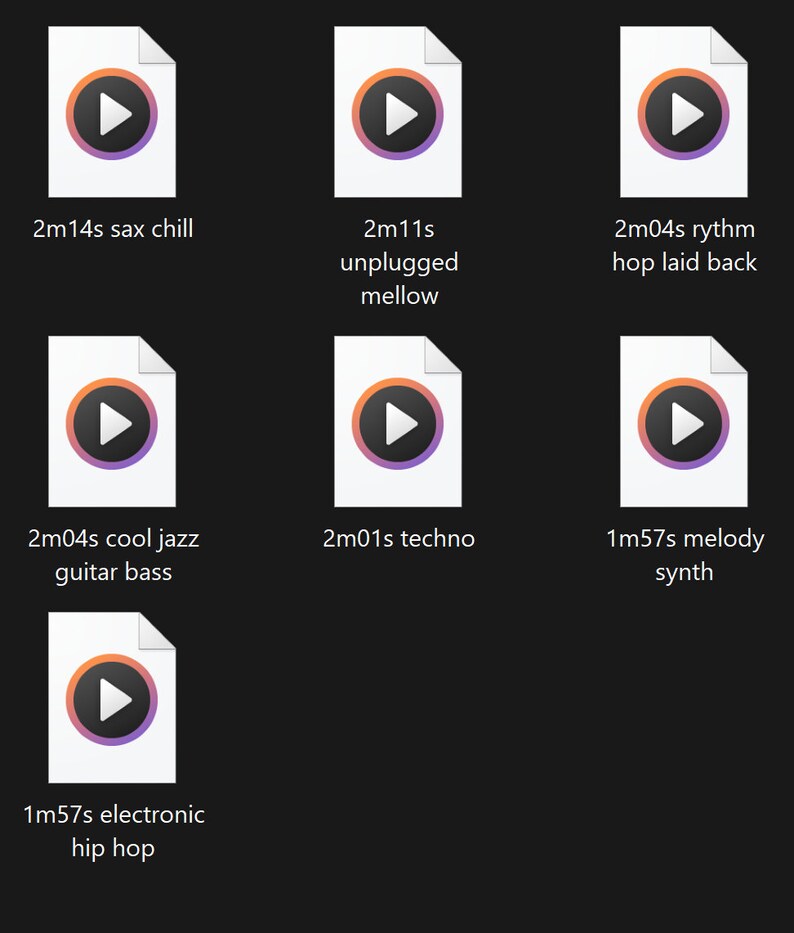 25 Royalty-free Music Loops Pack 3. MP3 Music. Music for Projects Music ...