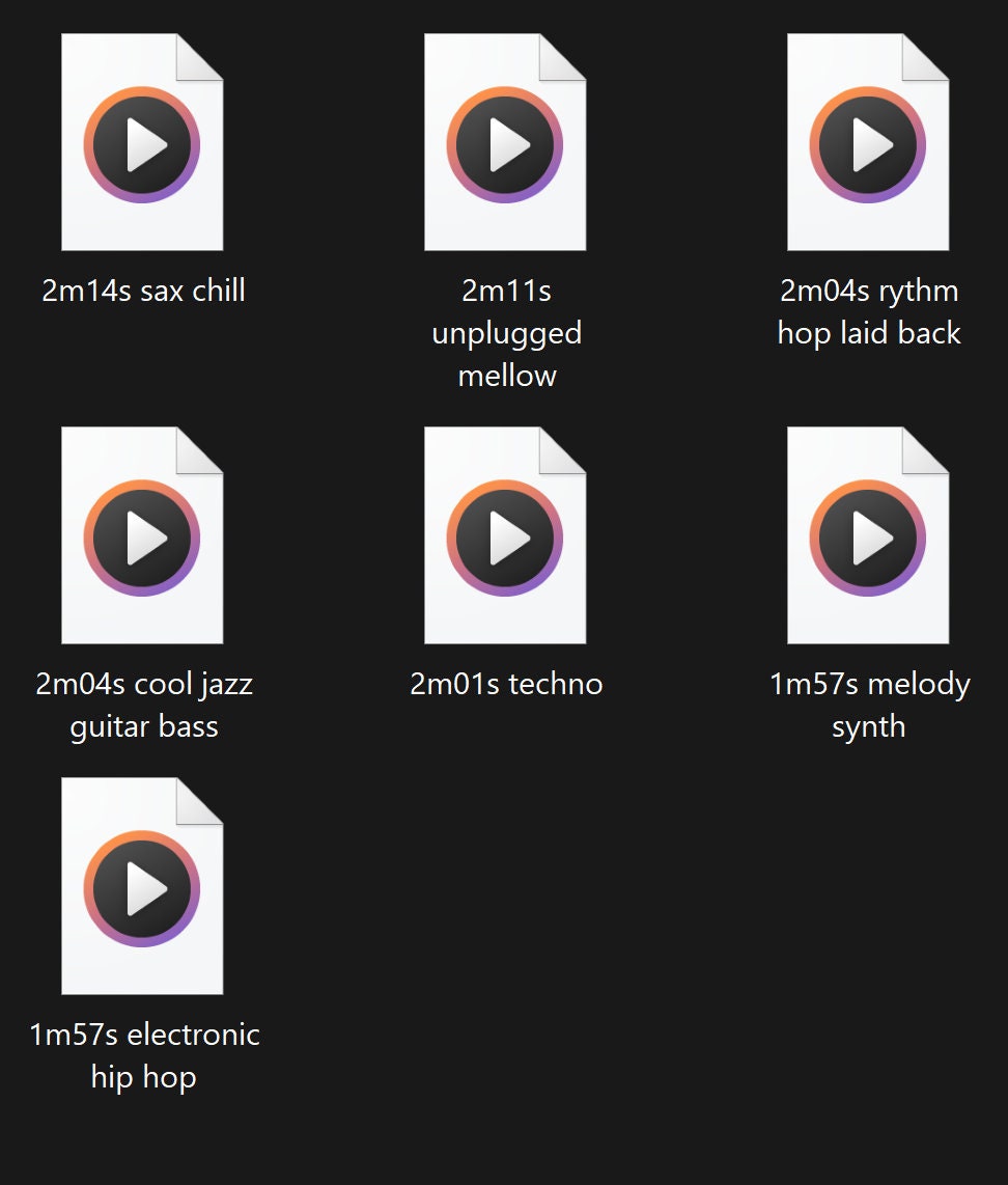 25 Royalty-free Music Loops Pack 3. MP3 Music. Music for Projects Music ...