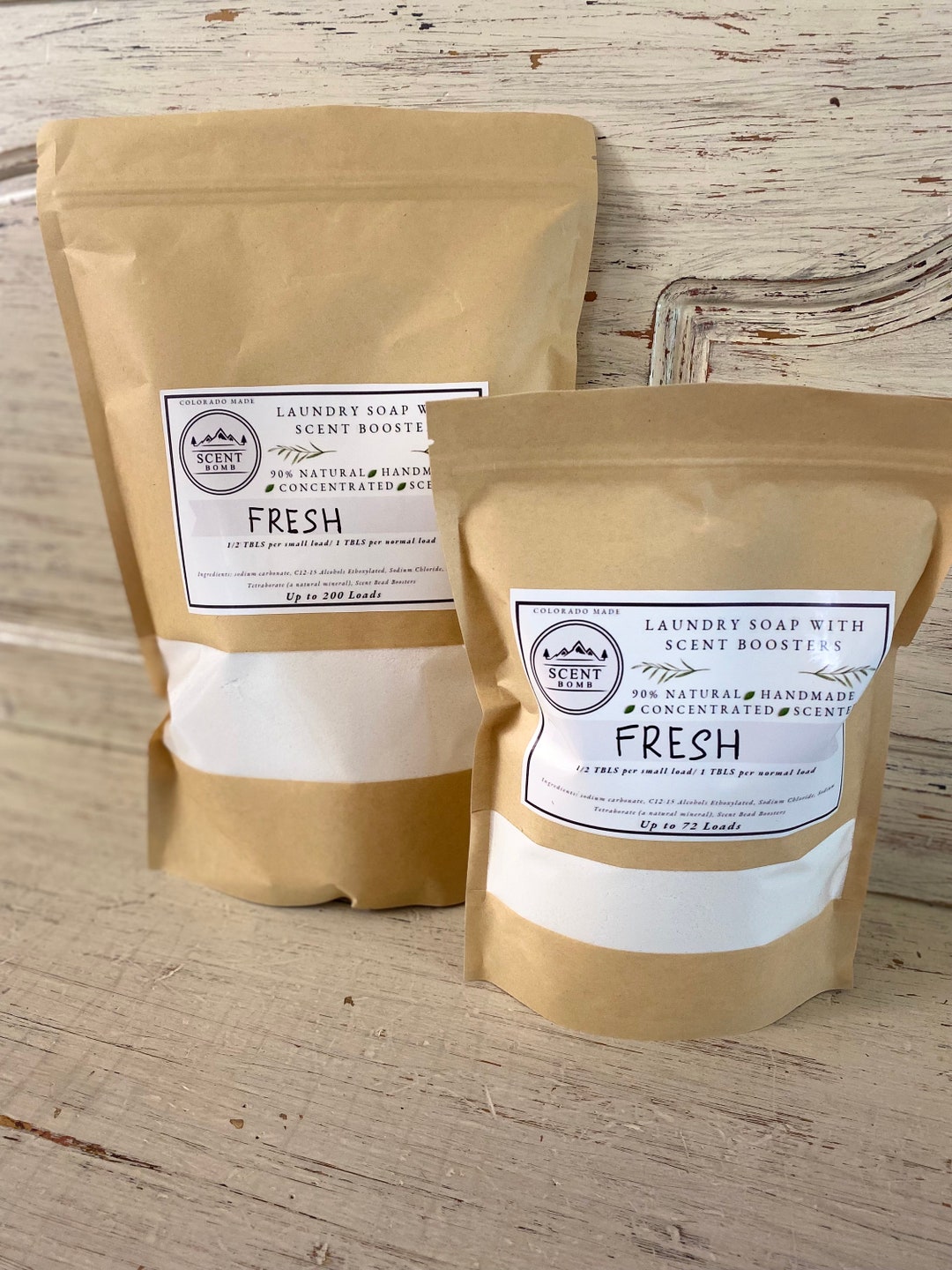 Natural Powdered Laundry Detergent With Fragrance-lavender-masculine ...