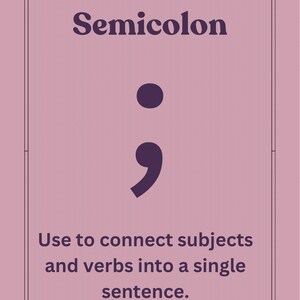 Punctuation English Classroom Posters Set of 12 - Etsy