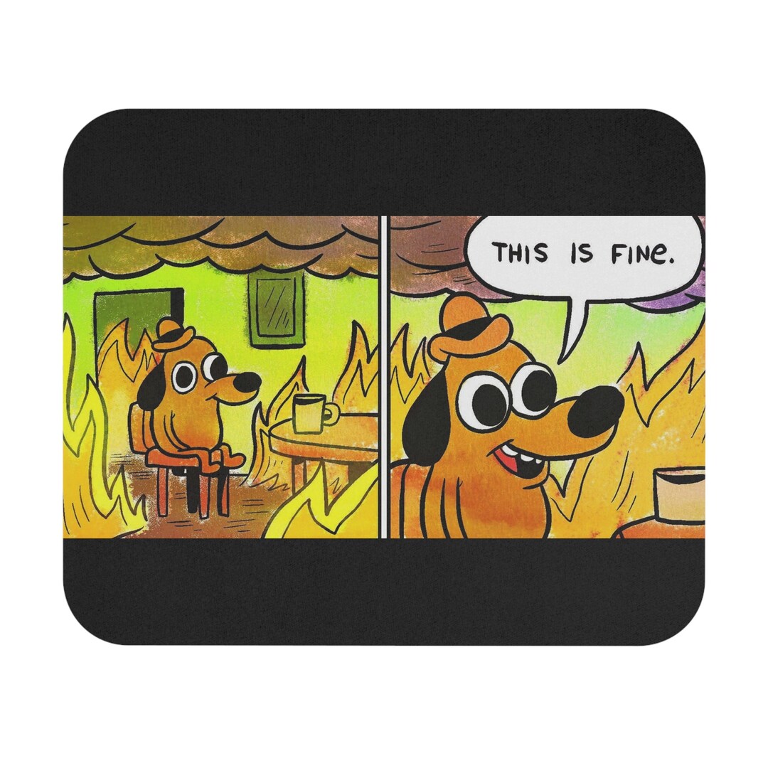 This is Fine Mousepad - Etsy