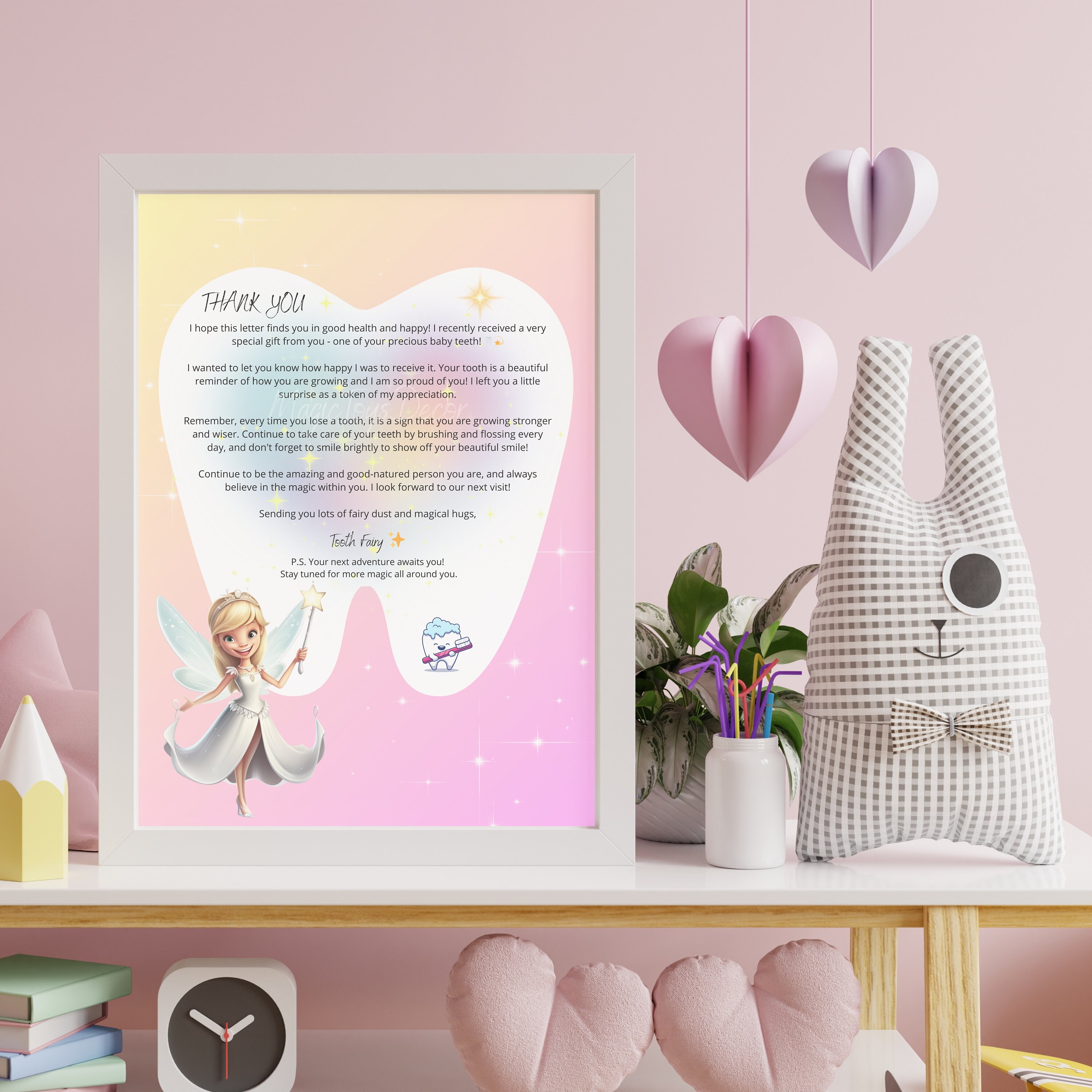 Tooth Fairy Letter, Tooth Fairy Gift, Tooth Fairy Note, Tooth Fairy ...