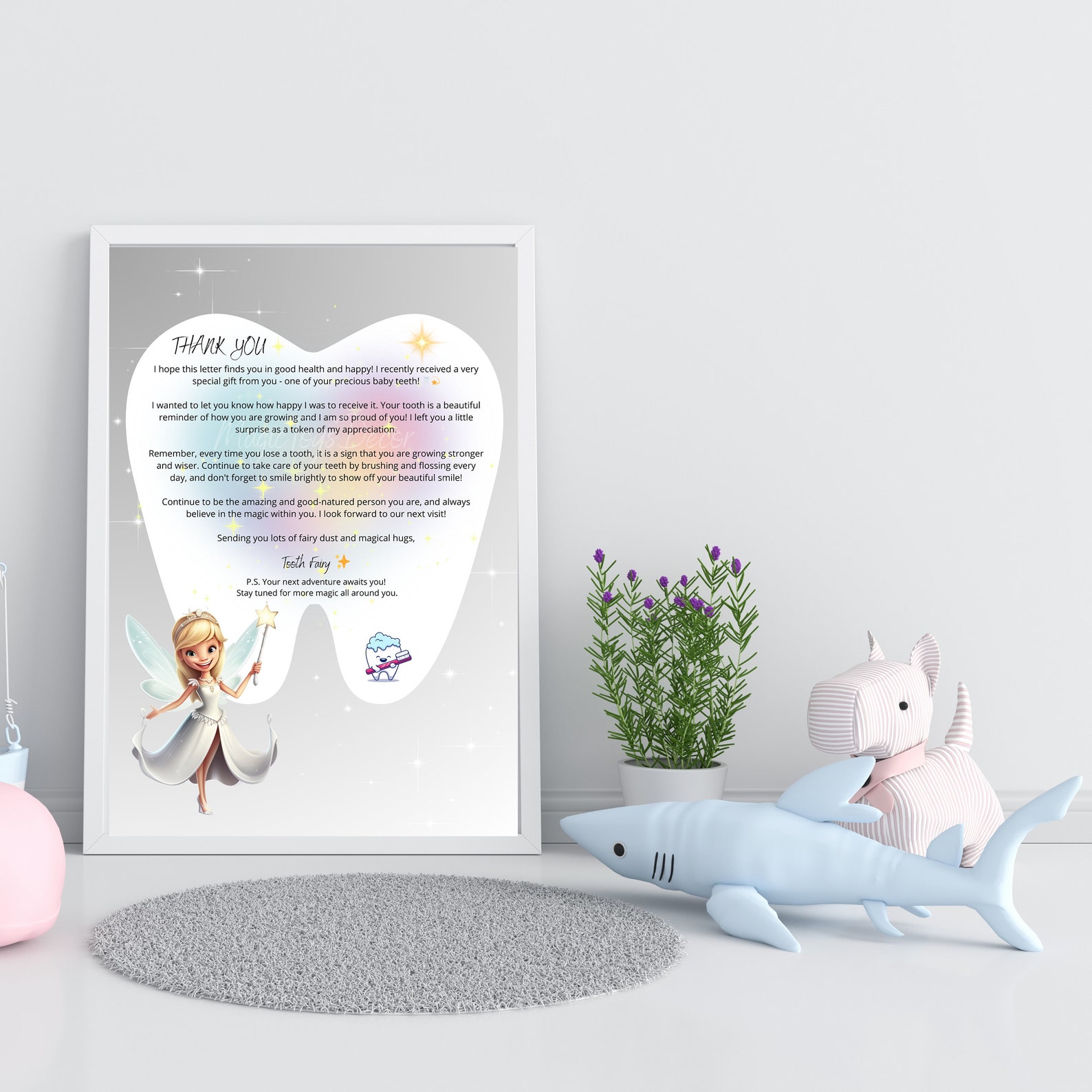 Tooth Fairy Letter, Tooth Fairy Gift, Tooth Fairy Note, Tooth Fairy ...
