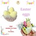 Simple Easter Eggs, PDF Sewing Pattern, DIY Handmade Step by Step Photo Tutorial - Etsy UK