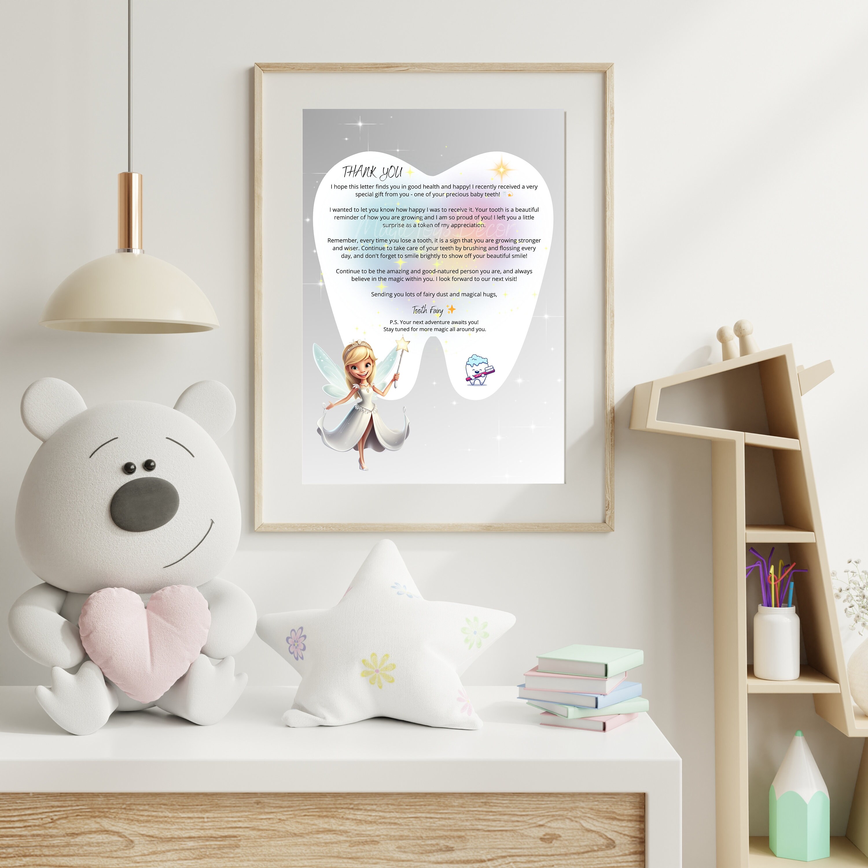 Tooth Fairy Letter, Tooth Fairy Gift, Tooth Fairy Note, Tooth Fairy ...