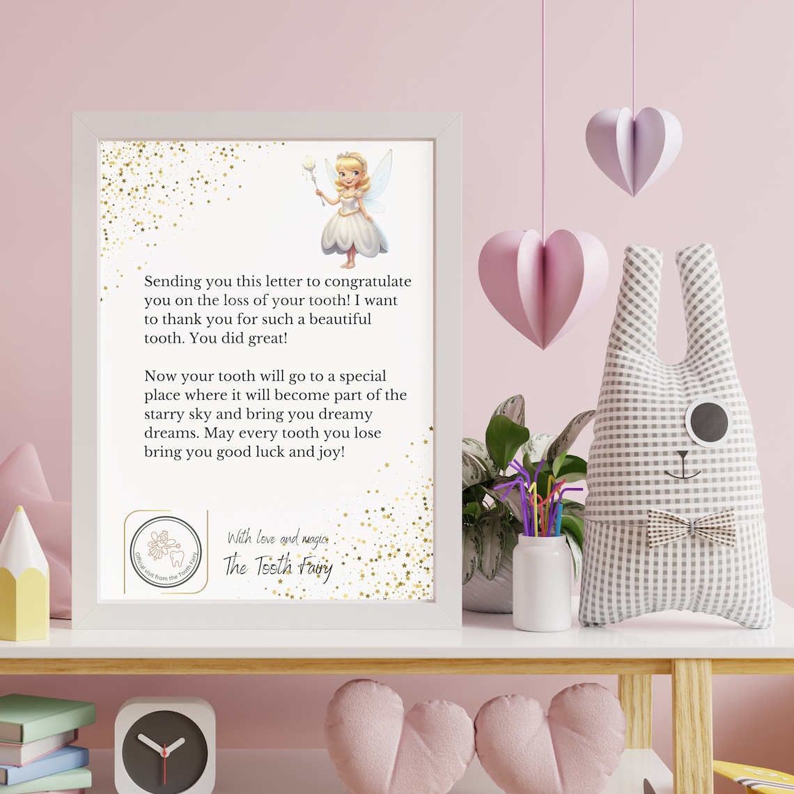 Tooth Fairy Letter Printable, Tooth Fairy Gift, Tooth Fairy Note, Magic ...