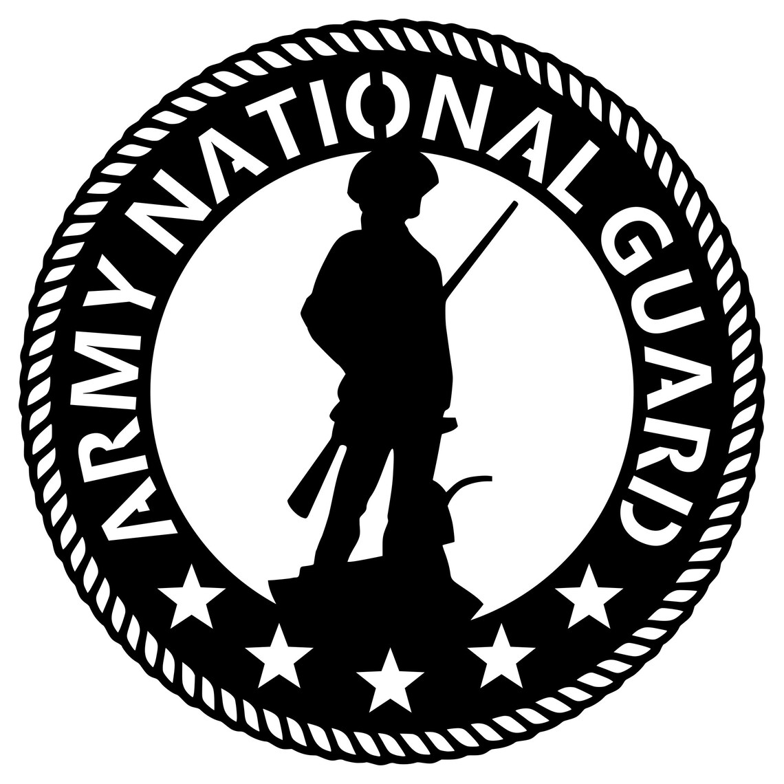 US National Guard Digital Download, Svg + Png + Dxf Files - Etsy