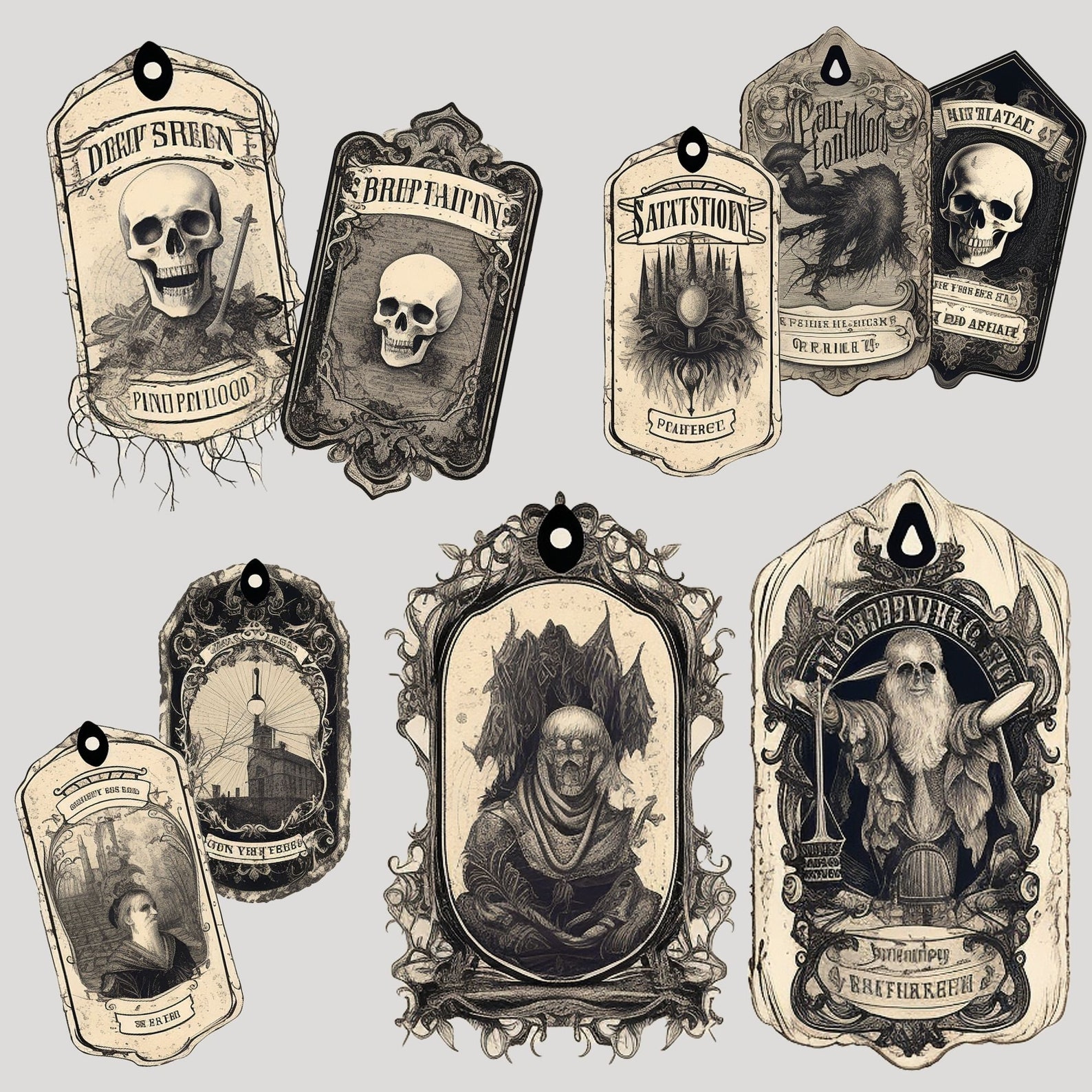 12 Printable Potion Bottle Labels, Apothecary Labels, Bottleful Fussy ...