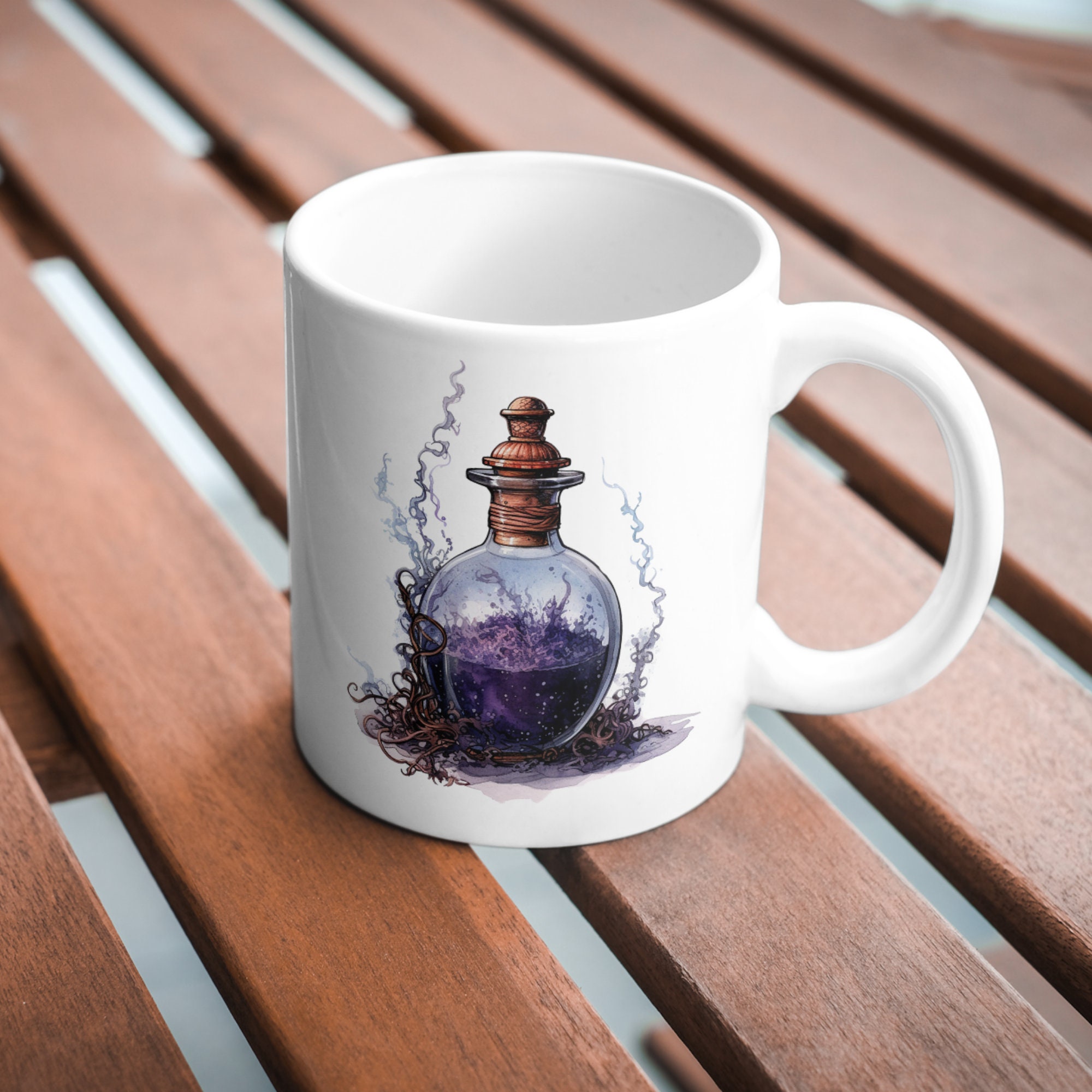 35 Magical Potions Magic Watercolor Clipart, Magic Bottles, Potion ...