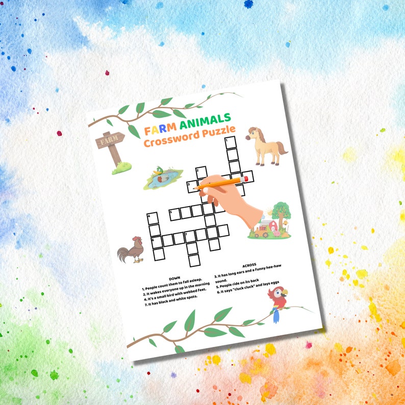 Word Search and Criss-cross Puzzle for Kids, Fun Word Search and Criss ...