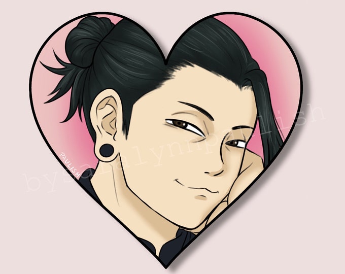 Geto Heart Sticker | Anime Jujutsu Kaisen Sticker | High Quality Glossy ...