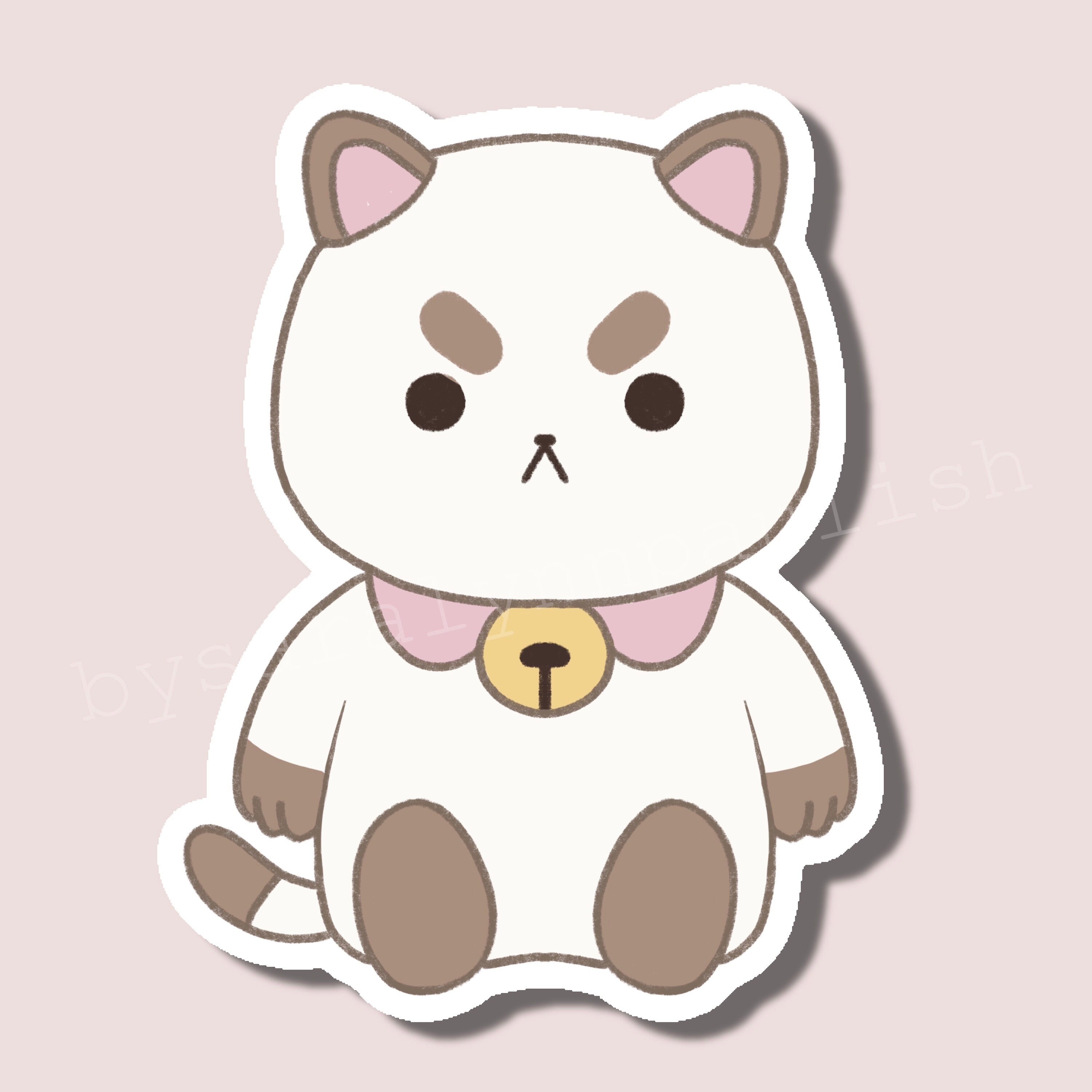 Puppycat Sticker Cute Kawaii Anime Sticker High Quality Matte Sticker ...