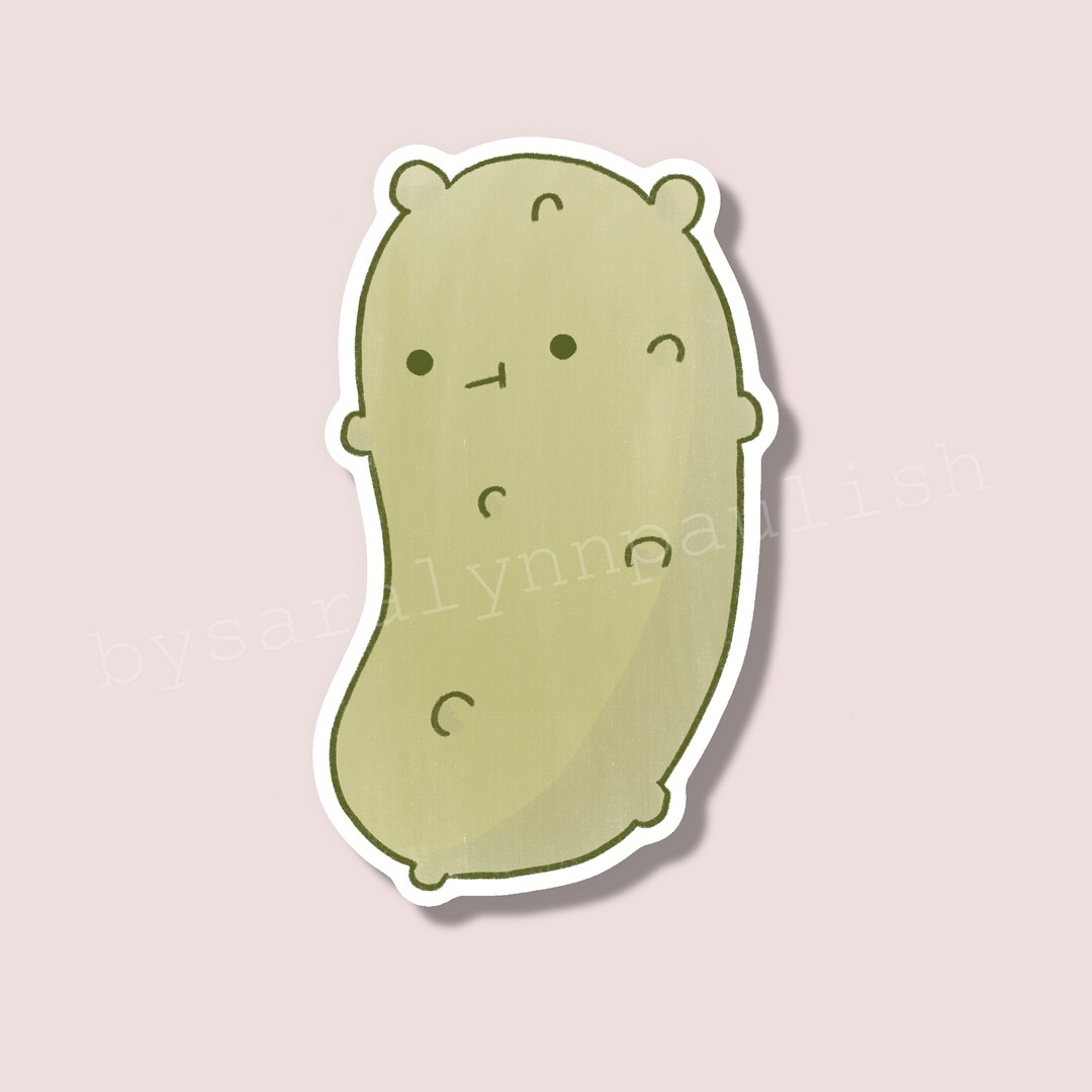Pickle Sticker Cute Sticker High Quality Matte Sticker Waterproof ...
