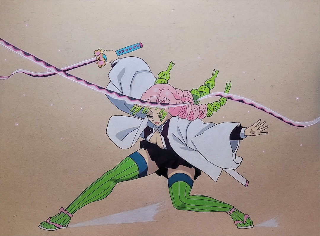 Demon Slayer Mitsuri Kanroji Fan Art. - Etsy