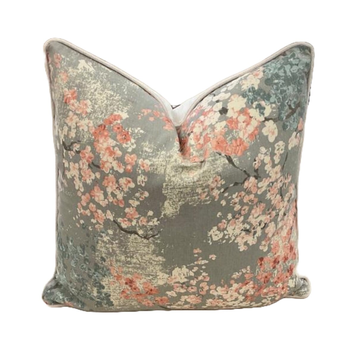 Elegant Cherry Blossom Tree Pillow Cover, Decorative Pillow Cover, High ...