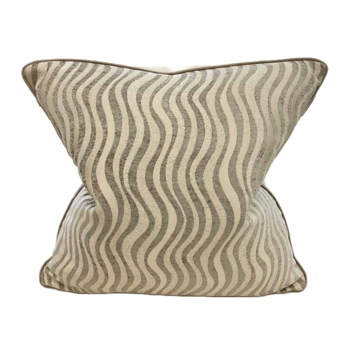 Modern Neutral Waves Pillow Cover, Decorative Pillow Cover, High End ...