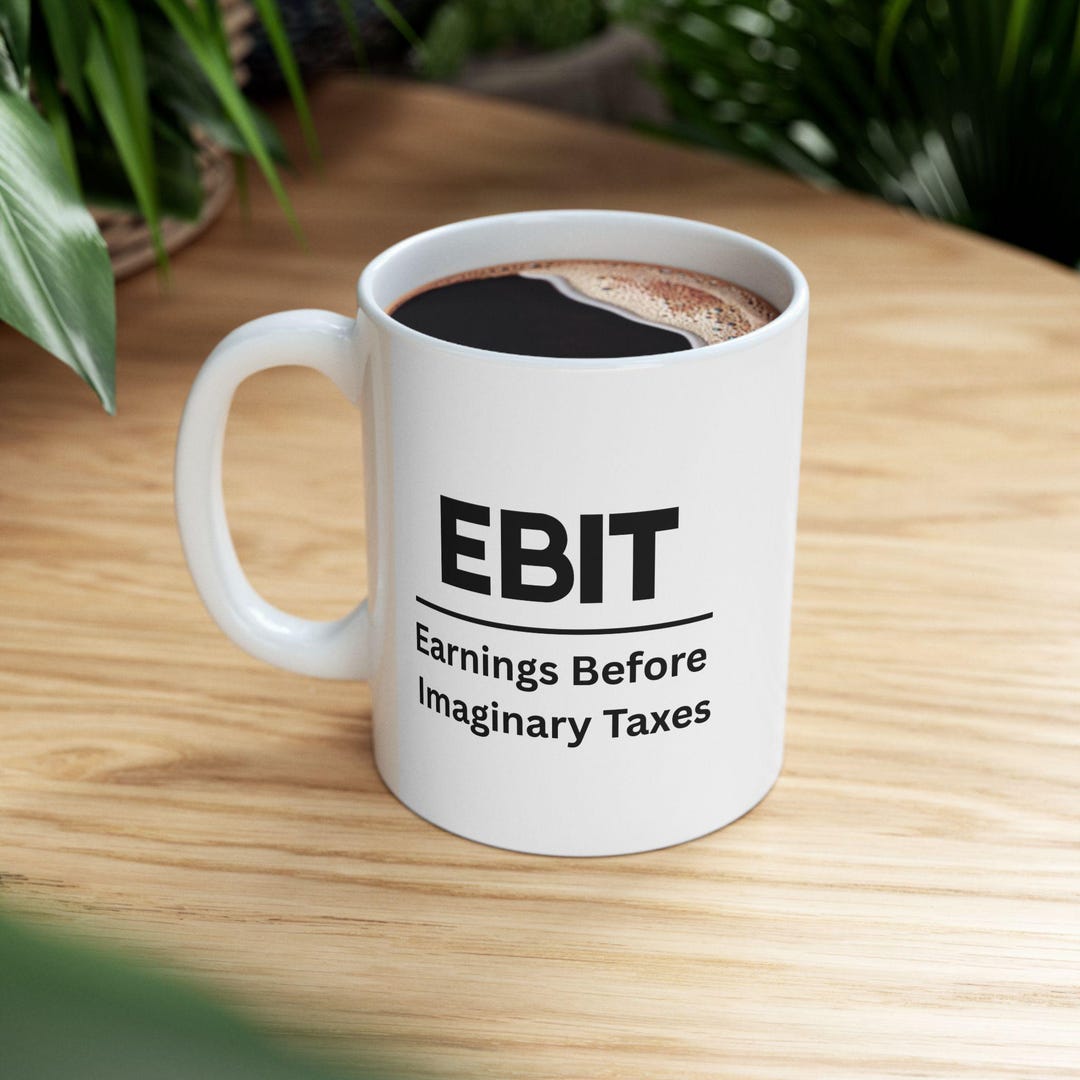 EBIT Mug - Funny Finance Mug - Corporate Gift Mug - Trading Mug - Etsy