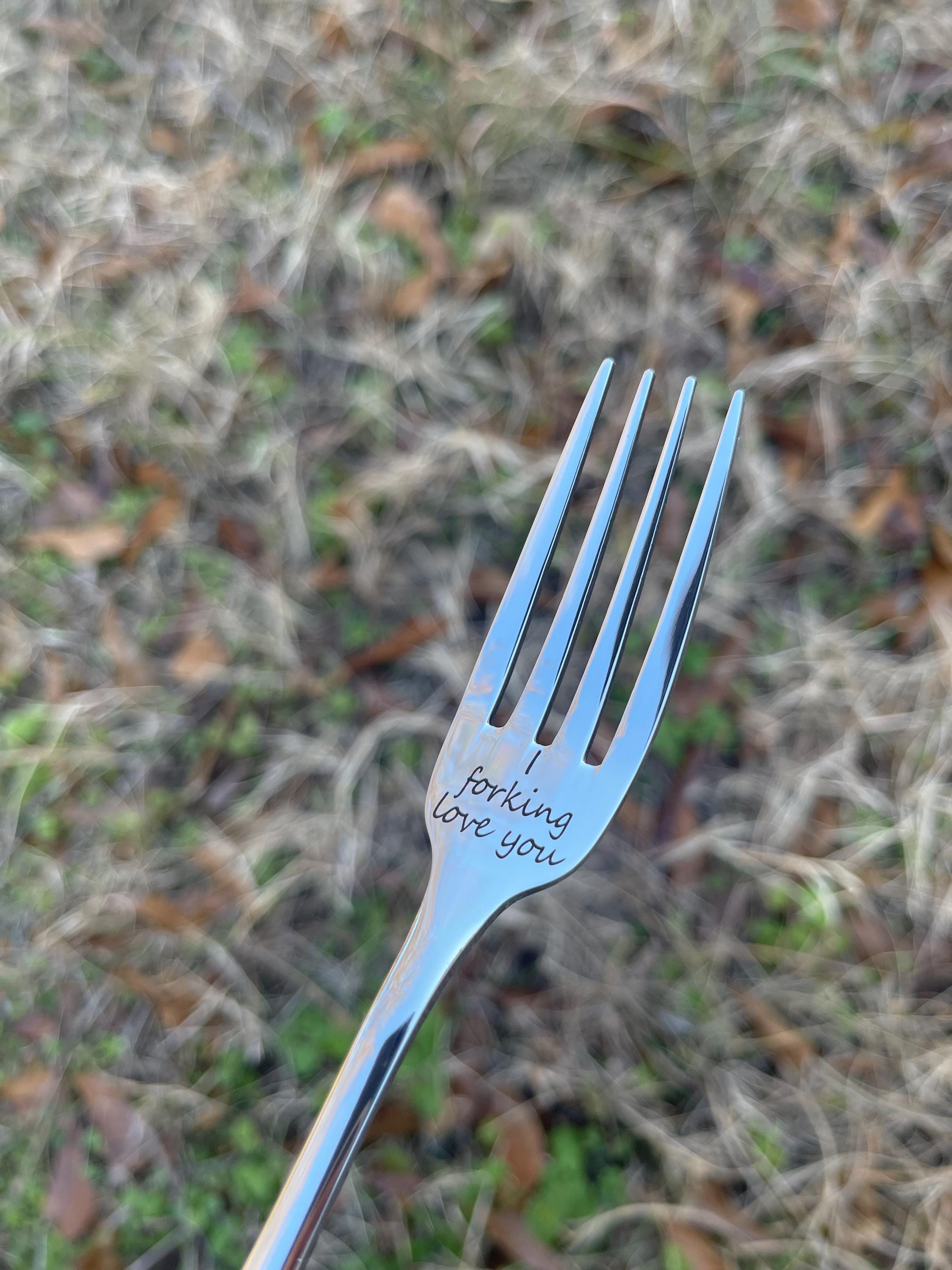 Custom Engraved Stainless Steel Fork, Personalized Gift - Etsy