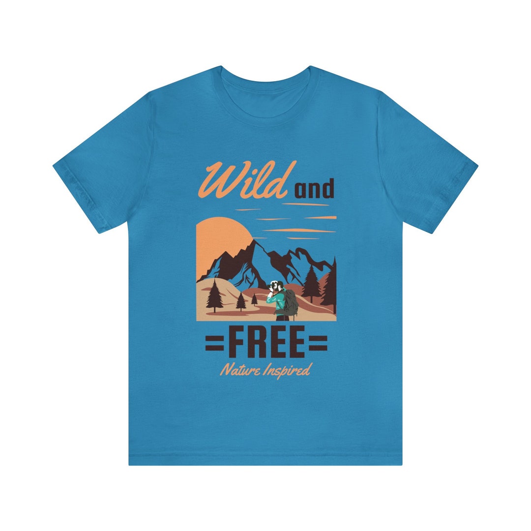 Wild and Free T-shirt - Etsy
